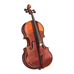 Classical string instruments in harmony Royalty Free Vector