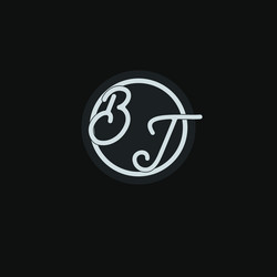 Bt Monogram Vector Images (over 1,800)