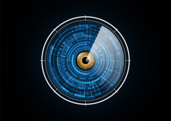 Technology abstract future radar circle background