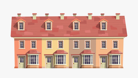 Terraced House Clipart