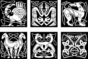 Celtic Animals Vector Images (over 1,600)
