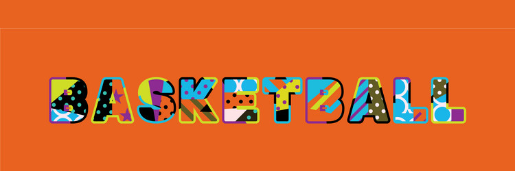 Basketball design elements Royalty Free Vector Image