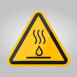Hot liquids symbol sign isolate on white Vector Image