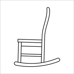 Line Drawing Rocking Chair Vector Images (over 390)