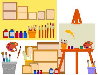 Pottery studio infographics Royalty Free Vector Image