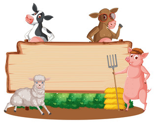 Farm Animal Clipart Borders