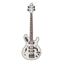 White color electric guitar musical instrument Vector Image