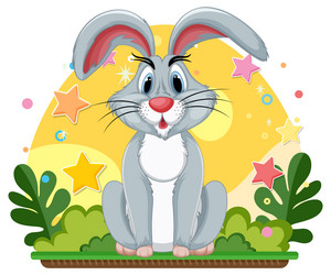 Rabbit Sitting Vector Images (over 5,700)