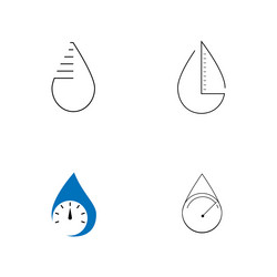 Water meter icon design Royalty Free Vector Image
