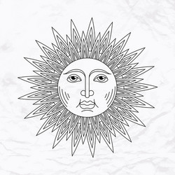 Medieval Sun Vector Images (over 2,600)