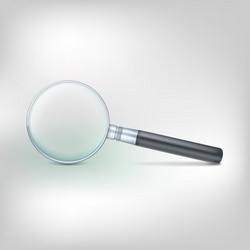 Realistic magnify glass to zoom and search Vector Image