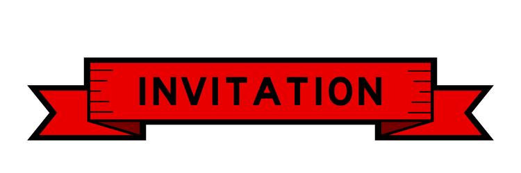 Red color inserted label with word you Royalty Free Vector