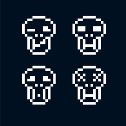 8 Bit Skull Vector Images (over 260)
