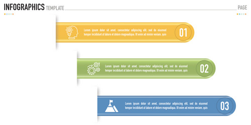 Metallic texture infographic for business Vector Image