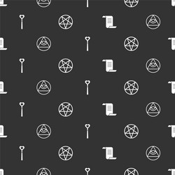 Freemason Occult Pattern Vector Images (over 300)