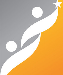 Career coaching logo design template Royalty Free Vector