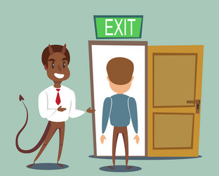 Evil Businessman Deal Vector Images (over 100)