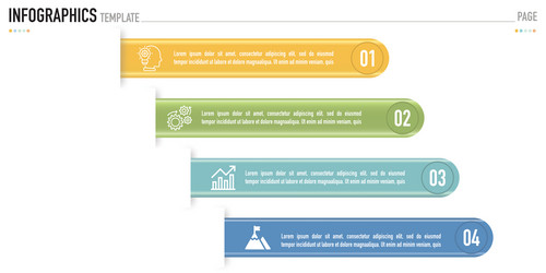 Metallic texture infographic for business Vector Image
