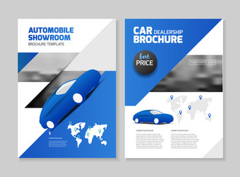 Car Leaflet Brochure Vector Images (over 880)