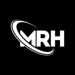 Mrh logo letter letter logo design Royalty Free Vector Image