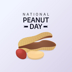 Graphic of national peanut day good Royalty Free Vector