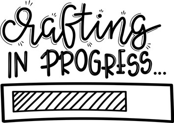 Progress over perfection - hand lettering Vector Image