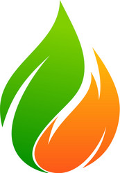 Fire security logo icon design Royalty Free Vector Image