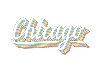 Chicago Lettering Drawn Vector Images (46)