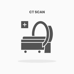 Ct scan icon line Royalty Free Vector Image - VectorStock