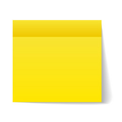 Post note sticky sticker with peel off corner Vector Image