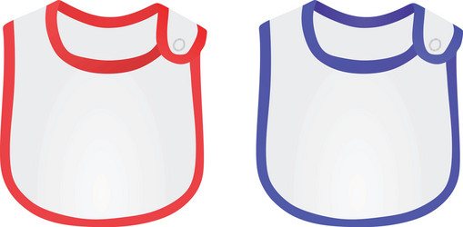 Smiling baby boy with apron Royalty Free Vector Image