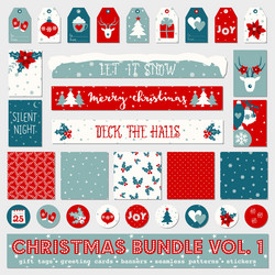 Printable Christmas Vector Images (over 7,000)