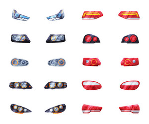 Headlights Vector Images (over 12,000)