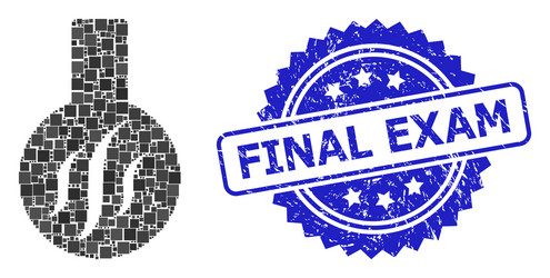 Final exam watermark stamp Royalty Free Vector Image
