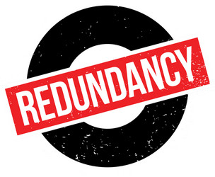 Redundancy rubber stamp Royalty Free Vector Image