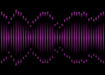 Audio equalizer music cartoon Royalty Free Vector Image