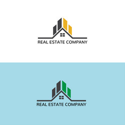 Premium real estate logo Royalty Free Vector Image
