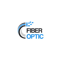 Fiber optic cable icons internet connection Vector Image