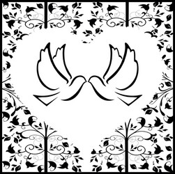 Two Doves Vector Images (over 1,000)