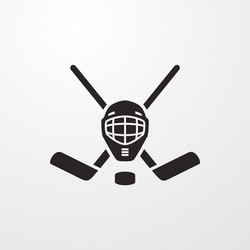 Hockey puck exploding with skull Royalty Free Vector Image