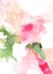 Abstract color ink background Royalty Free Vector Image