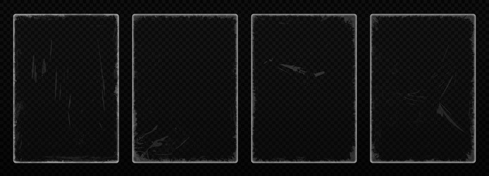 Paper texture effect with scratched borders and Vector Image