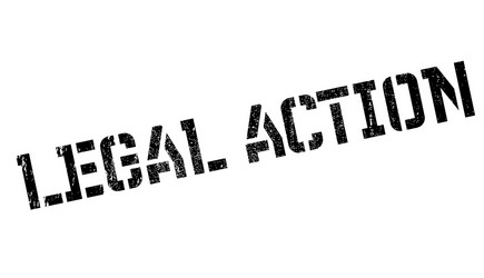 Legal action rubber stamp Royalty Free Vector Image