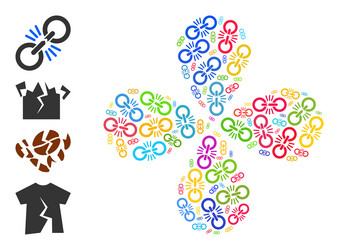 Exploding Chain Vector Images (over 190)