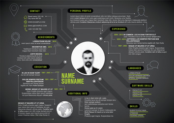 Original Resume Template Vector Images (50)