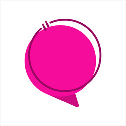 Bubble text box Royalty Free Vector Image - VectorStock