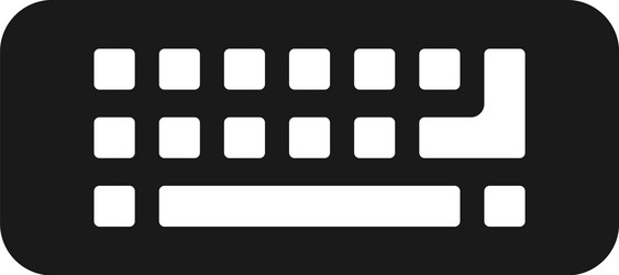 Piano keyboard icon graphic elements Royalty Free Vector