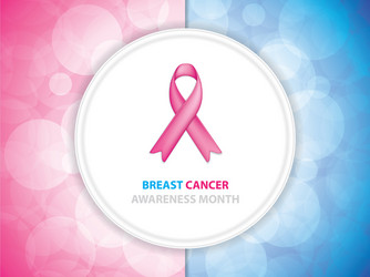 Breast cancer symbol Royalty Free Vector Image