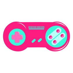 80s joystick controller Royalty Free Vector Image