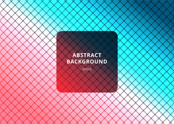 Abstract red geometric triangles pattern on white Vector Image